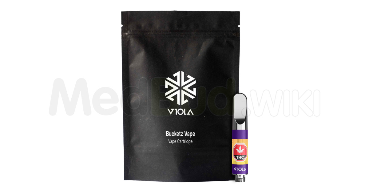 Viola A1 T800:C40 Bucketz Vape Cartridge (510 Fitment) Medical Cannabis ...