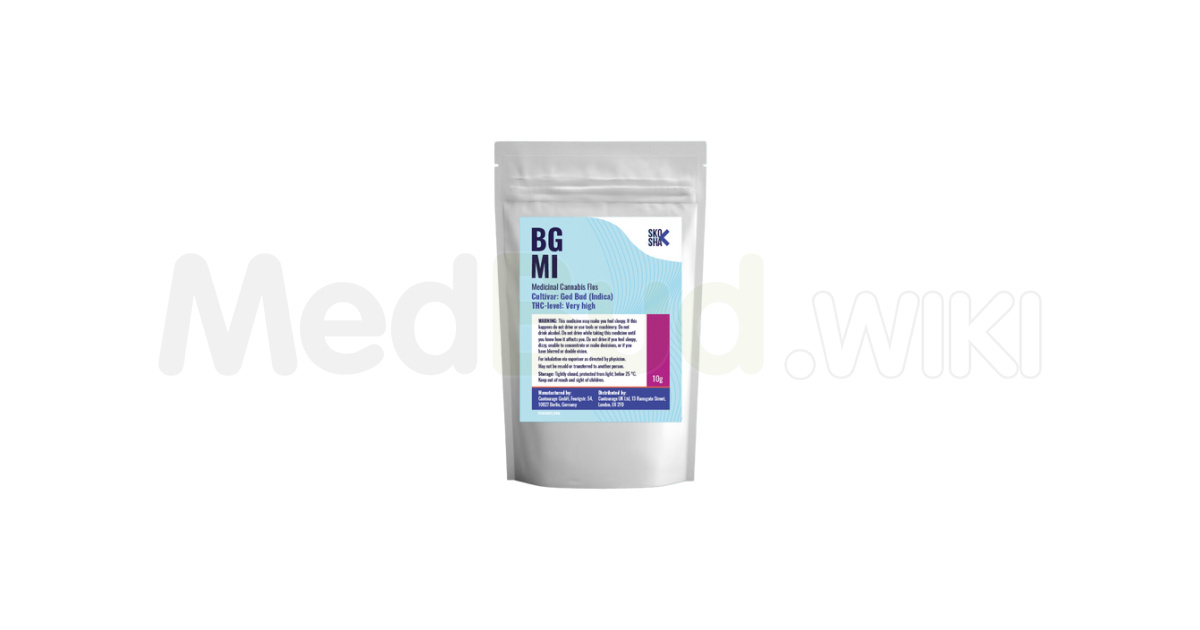 Breathing Green MI T25 God Bud Medical Cannabis Flower • MedBud® UK