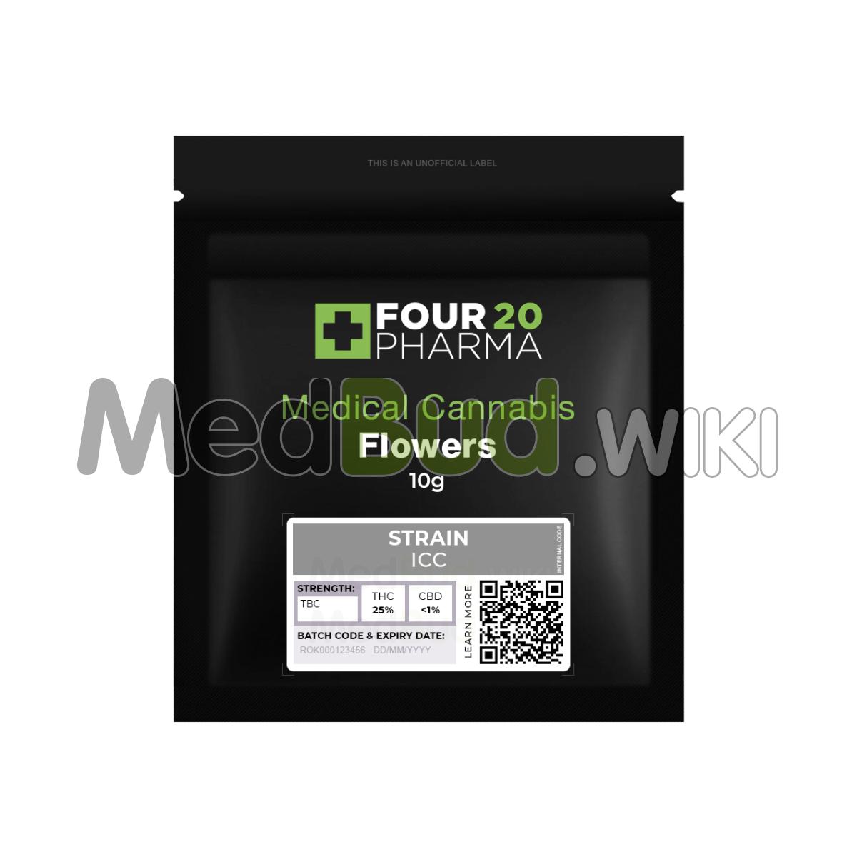 Four20 Pharma ICC T25 Ice Cream Cake Medical Cannabis Flower • MedBud™ UK