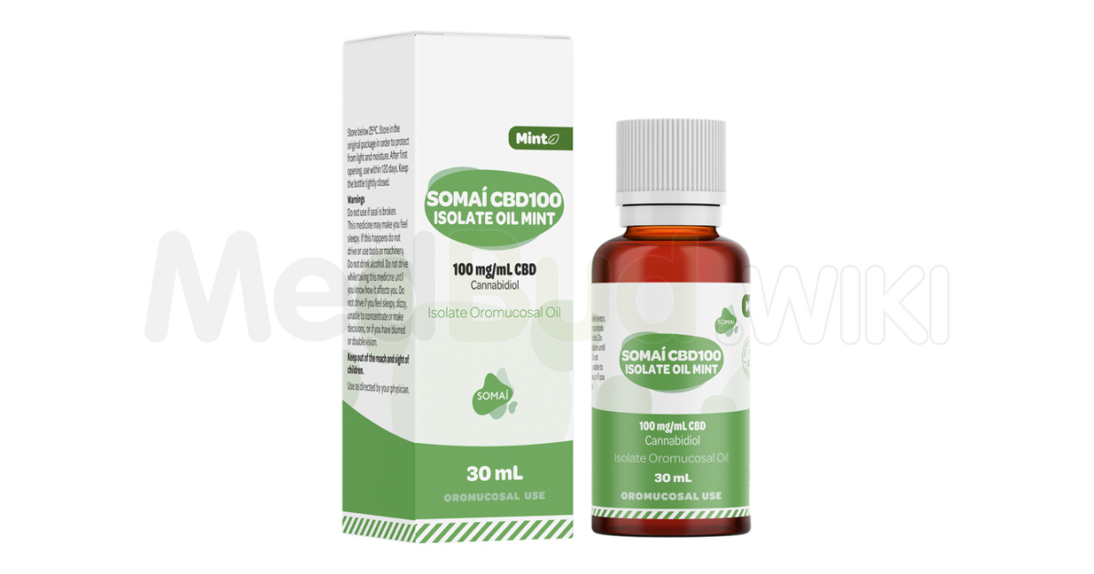 Somaí Mint C100 Isolate Oil Medical Cannabis • MedBud® UK