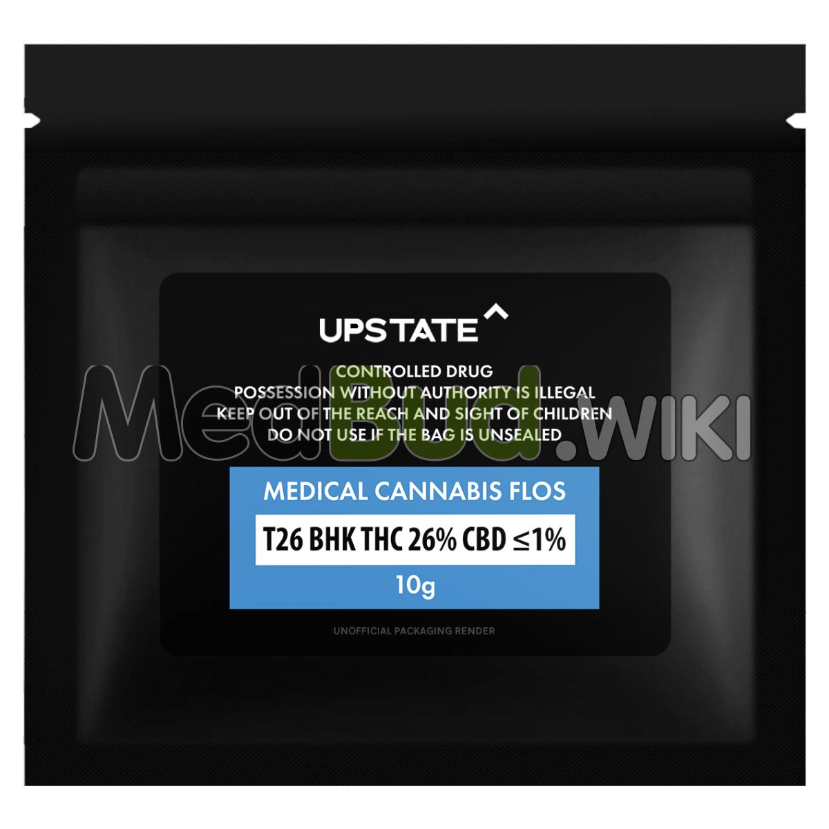 Upstate BHK T26 Berry Hash Krash Medical Cannabis Flower • MedBud™ UK
